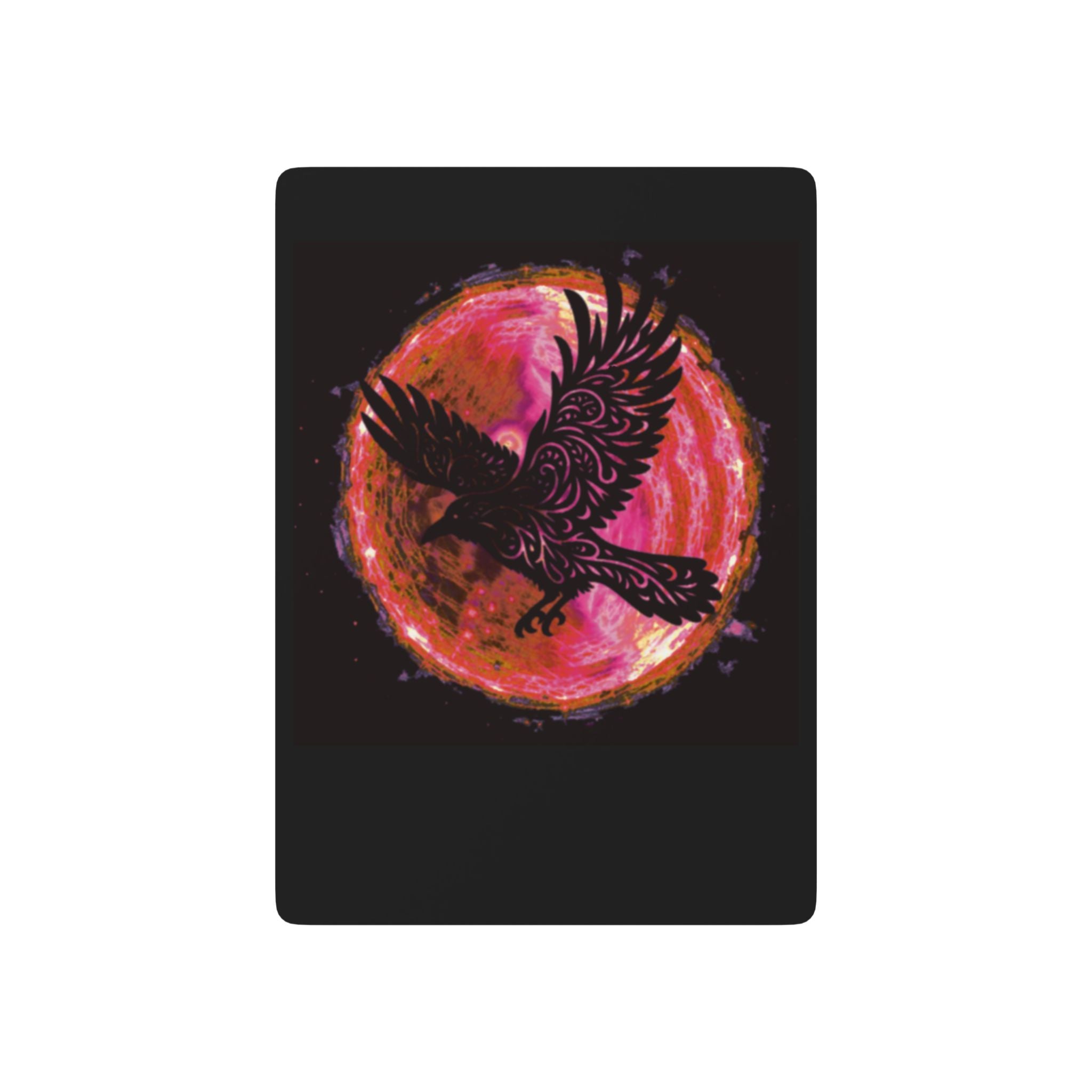 Poker Playing Cards - Juniper Wiles Pink Crow – Newford Merch